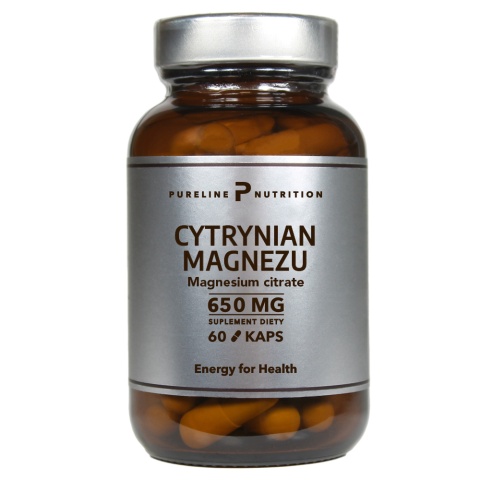 Cytrynian Magnezu 6500 mg 60 kapsułek - Pureline Nutrition - sklep ...